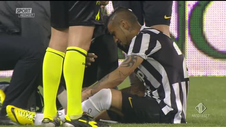 Cile: Vidal si allena a parte, ginocchio sofferente