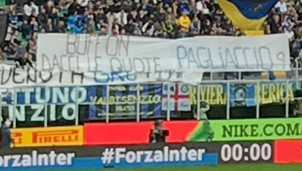 Inter-Atalanta: striscioni insultanti contro Buffon - JMania.it